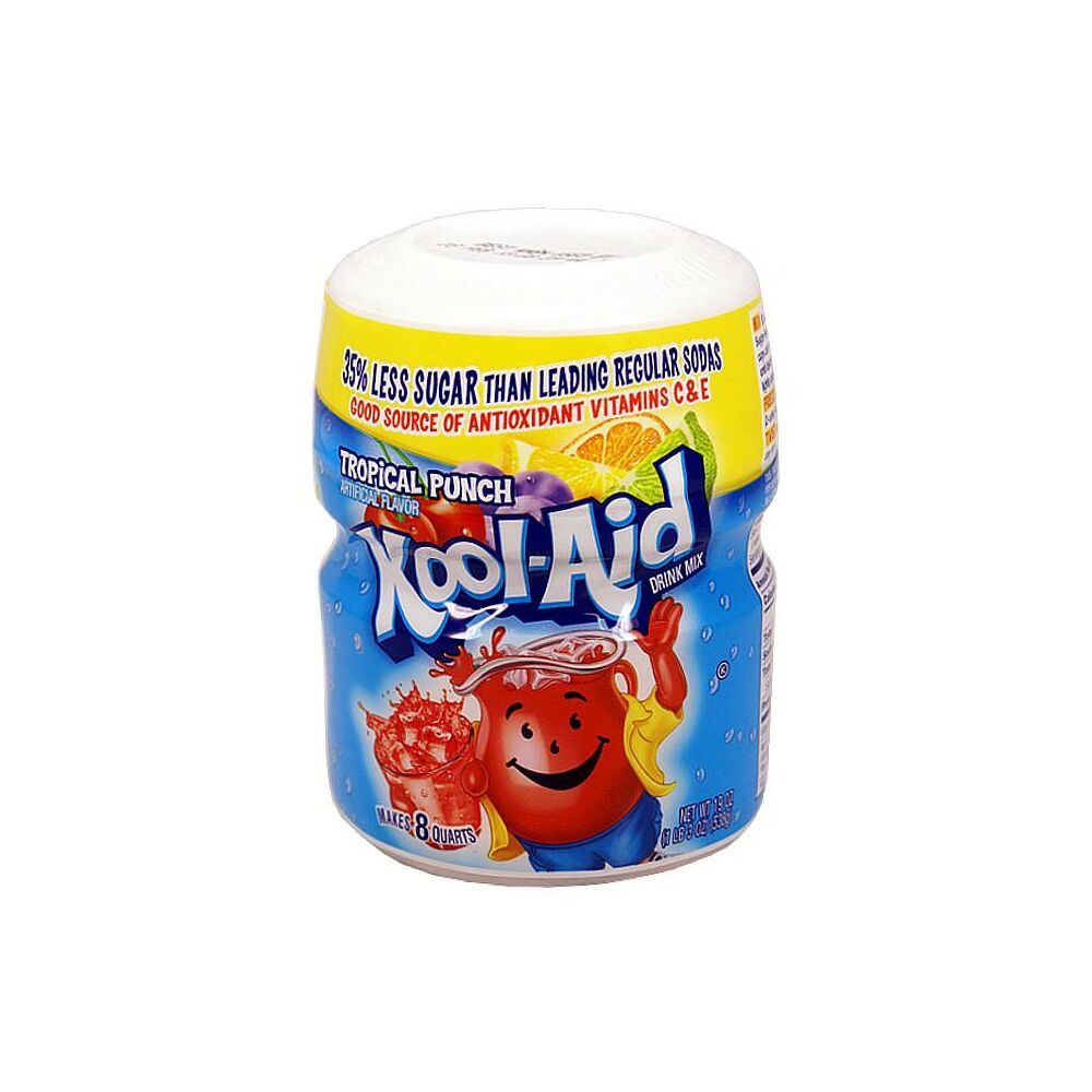 Kool Aid Barrel Tropical Punch, Sugar-Sweetend Drink Mix - USA-Food S ...